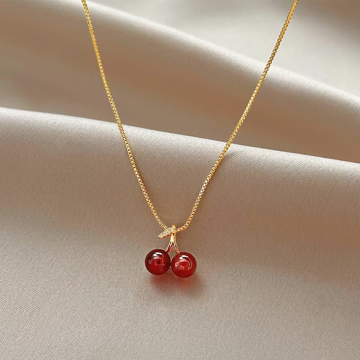 Demure Cherry Neck – OuterBeauty